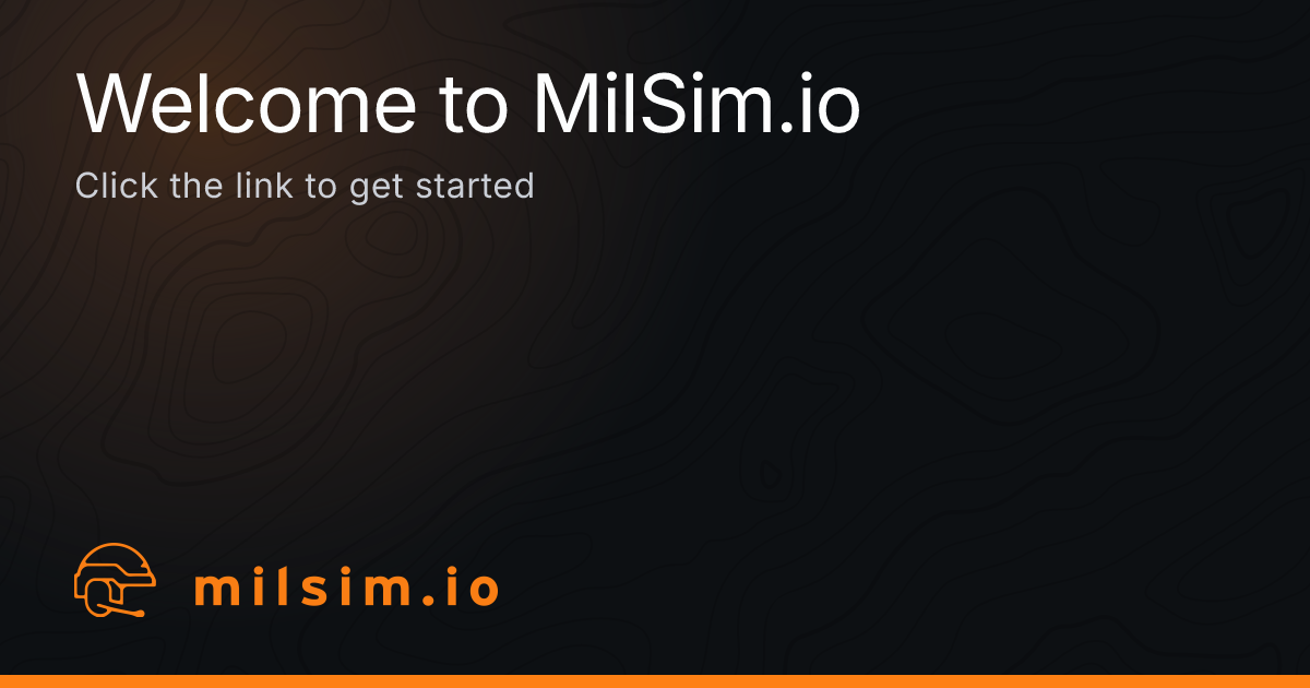 MilSim Communities, Unit Discovery & C2 Tools | MilSim.io